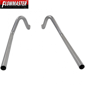 Flowmaster Tailpipe Kit, 16 Gauge Aluminized Steel, 55-57 Chevrolet ...