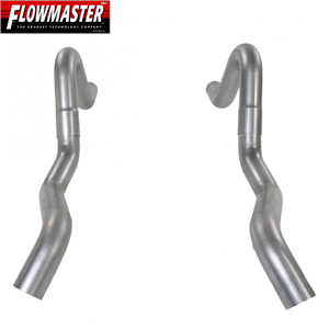 Flowmaster Tailpipe Kit, 16 Gauge Aluminized Steel, 64-67 GM A-Body, 3. ...