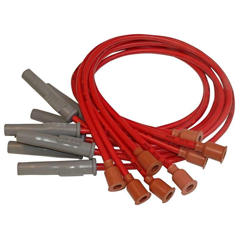 MSD, 8.5mm Super Conductor Wire Set, Chry 318-360, Red - Competition ...