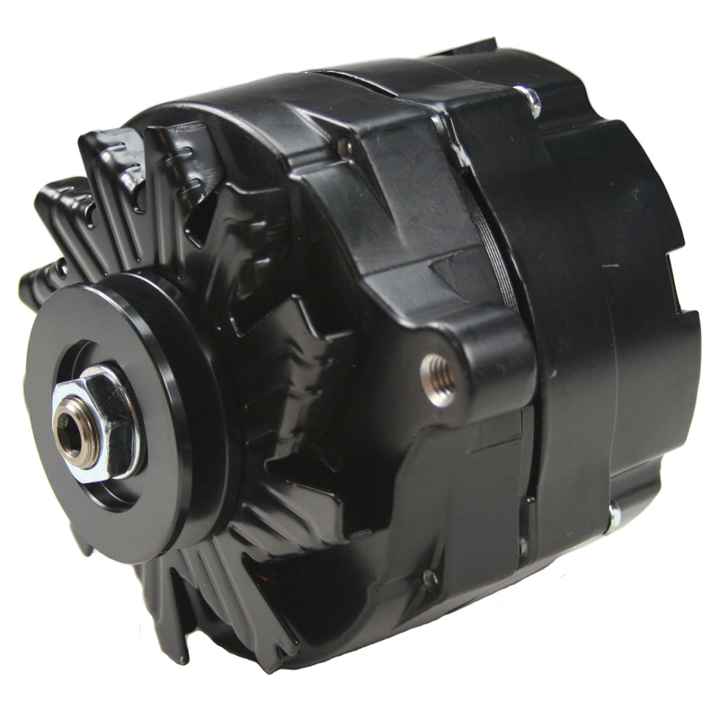 Power Products, Alternator, Ford Style, 100 AMP, 1V, Pulley, Black ...