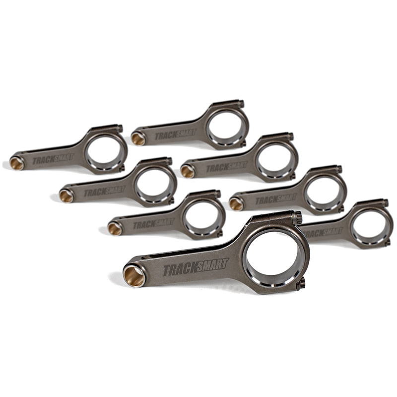 Howards, Track Smart 4340 Forged H-Beam Rods, Chev SB, 6.000" Bushed ...