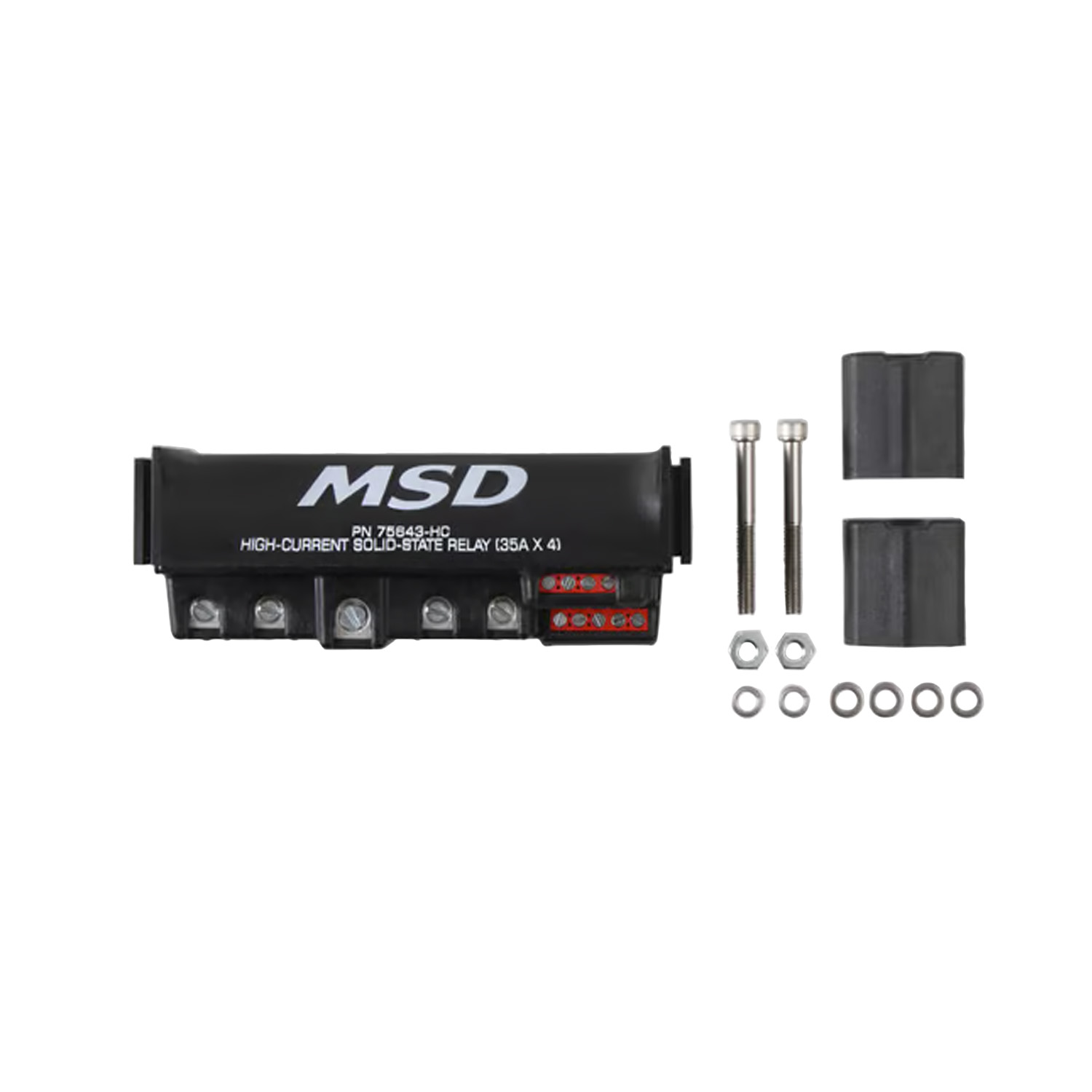 MSD Relay Switch, High-Current, 35amps/ Channel, 4 Channels ...