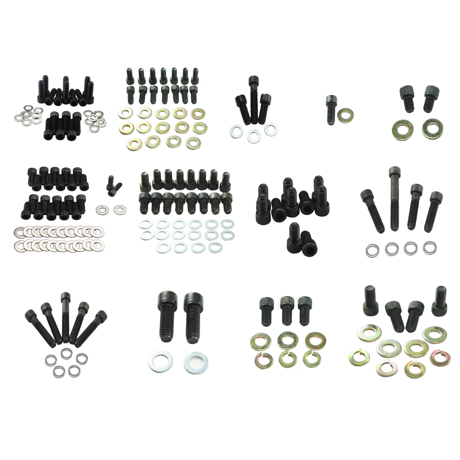 Power Products, Engine & Accessory Fastener Kit, Chev BB, Allen Head ...