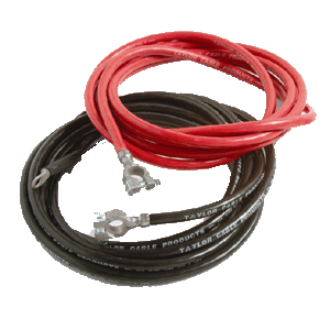 Taylor, Battery Cable Kit, 1/0 Gauge Kit, 20ft., Black - Competition ...