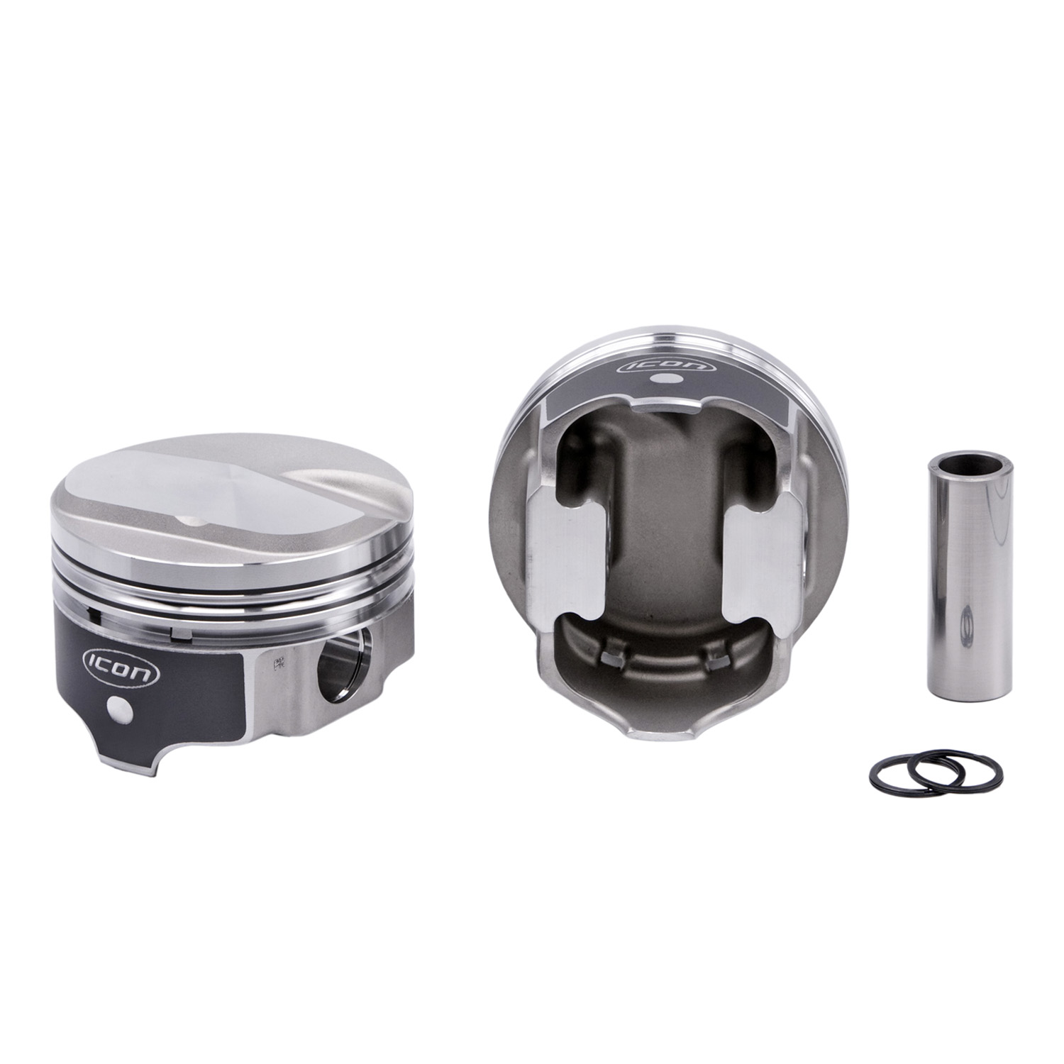 Icon FHR Series (Forged Head Relief) Forged Pistons, Dome Top, 4.185 ...